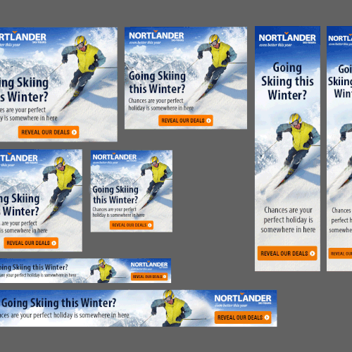 Designs | Inspirational banners for Nortlander Ski Tours (ski holidays ...