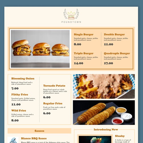 Designs | *Poundtown* Smashburger menu design | Menu contest