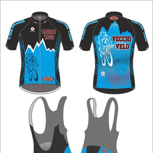 Design a cycling kit for Vecchi Velo, riders that love the BIG climbs ...