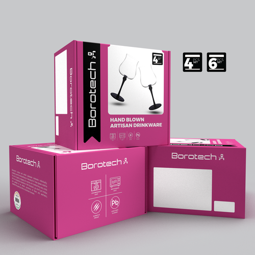 Designs | eye catching glassware box designing , | Product packaging ...