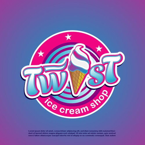 Designs | Twist Ice Cream Shop LLC | Logo design contest
