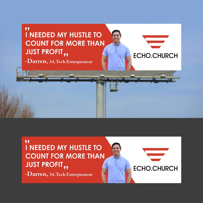 Billboards for edgy church in Silicon Valley | Signage contest