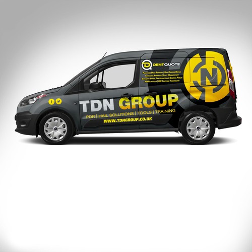 Vehicle Graphics for Ford Transit Connect | Voertuigwrap ontwerpwedstrijd