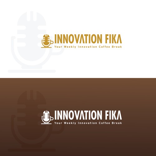 Designs | Innovation Fika - A Live YouTube & LinkedIn show Design Challenge | Logo & social ...