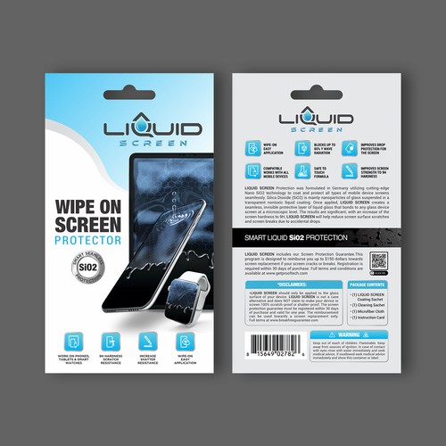 Designs | Envelope Packaging Design for Screen Protector | Product ...