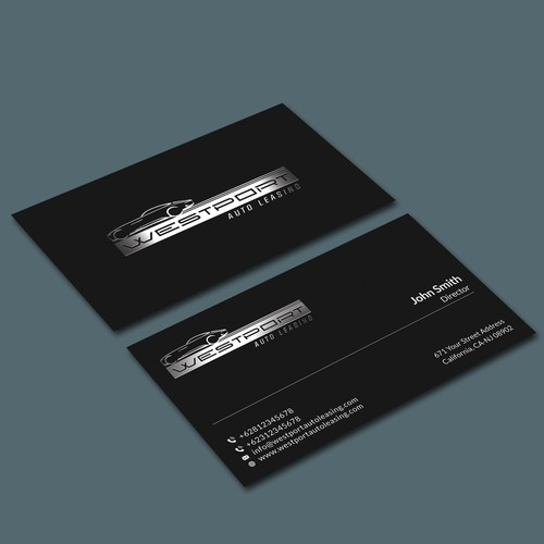 Business Card layout for High end leasing company. | Business card contest