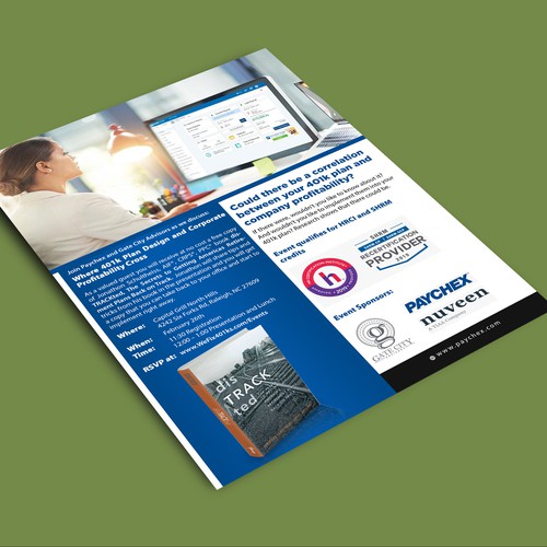 Invitation Flyer for 401(k) Seminar | Postcard, flyer or print contest