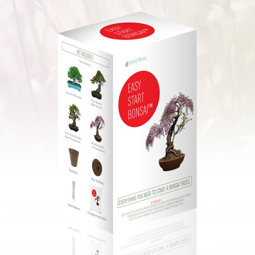 Design Box for a Bonsai Tree Starter Kit | Product packaging contest