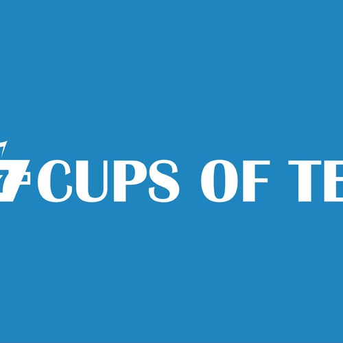 logo for 7 Cups of Tea | Logo design contest