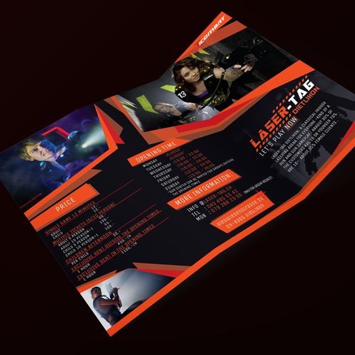 Brochure for laser-tag business | Postcard, flyer or print contest