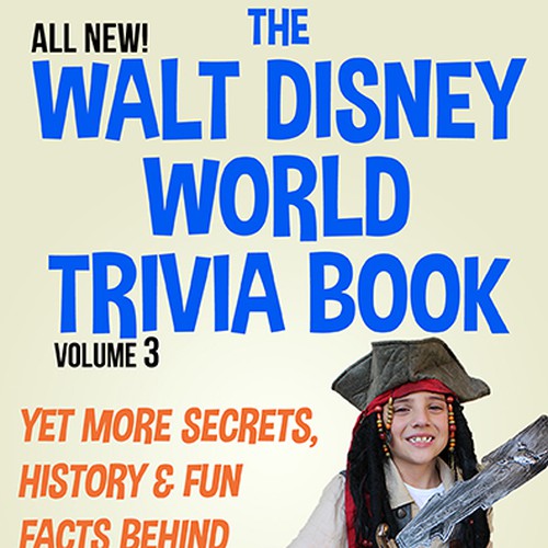 Designs | Walt Disney World Trivia Book cover | Book cover contest