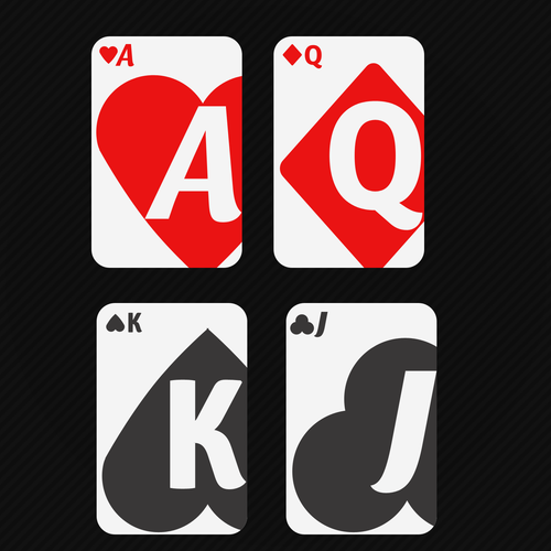 Create fun 'pips' for playing cards (Jack, Queen, King ...) | Icon or ...