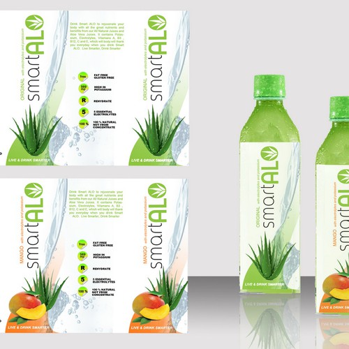 **Urgent - Help Needed!" New Smart ALO Drink Label Design Needed ...