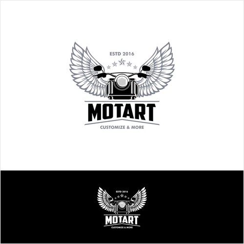 New cool logo for a custom motorcycle company | Logo design contest