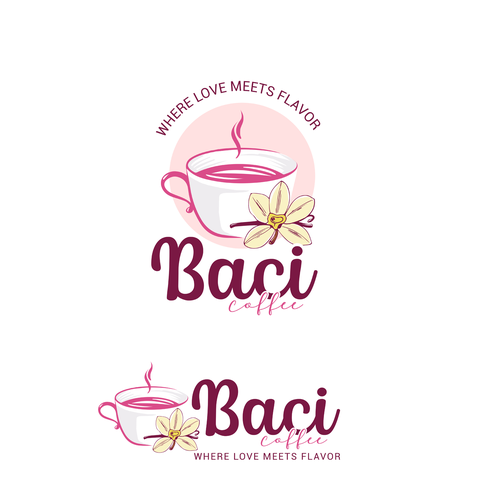 Designs | Baci Coffee Logo Design | Logo design contest