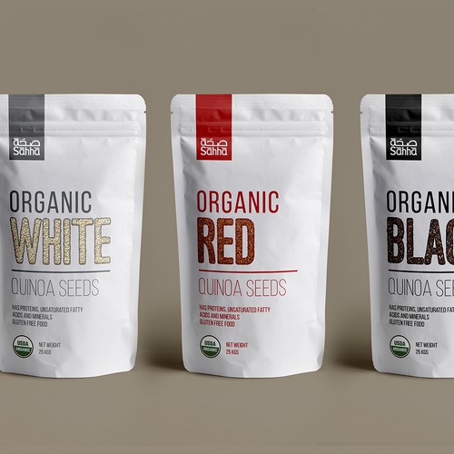 Designs | Elegant Quinoa Packaging Design | Product packaging contest