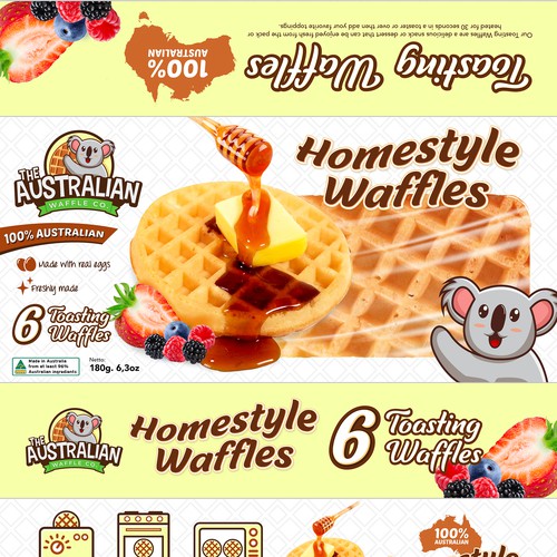 Designs | Waffle Packet Design | Product packaging contest