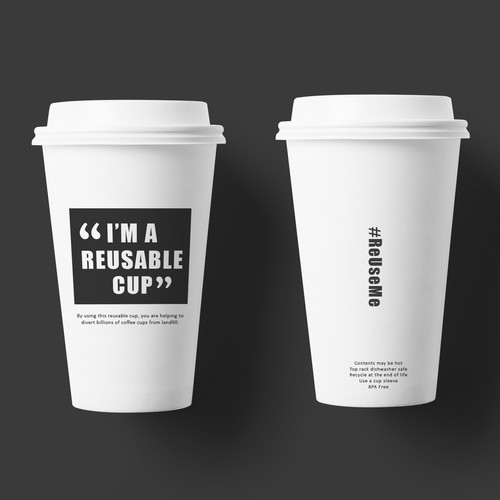 help us reduce single use cups | Cup or mug contest