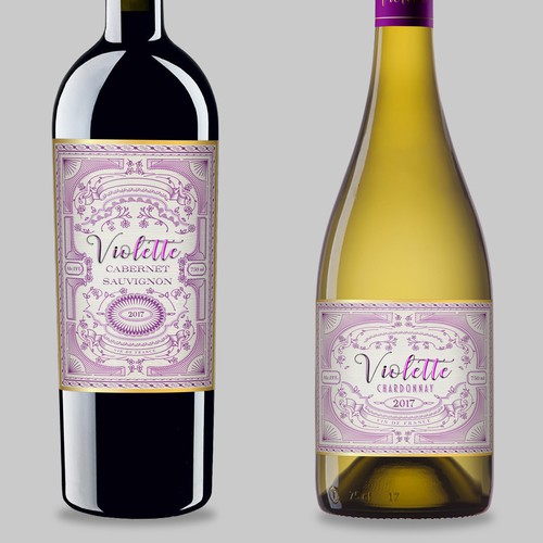 Violette Wine needs a fresh, elegant label | Product label contest