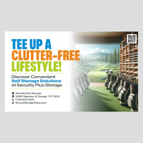 Designs | Eye-catching Illustration for Self Storage Ad in Golf ...
