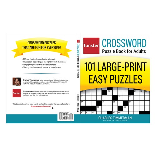 Design a crossword puzzle book cover for a best-selling author | Book ...