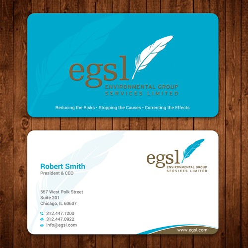 Designs | Environmental Firm Looking for High Impact Business Card ...