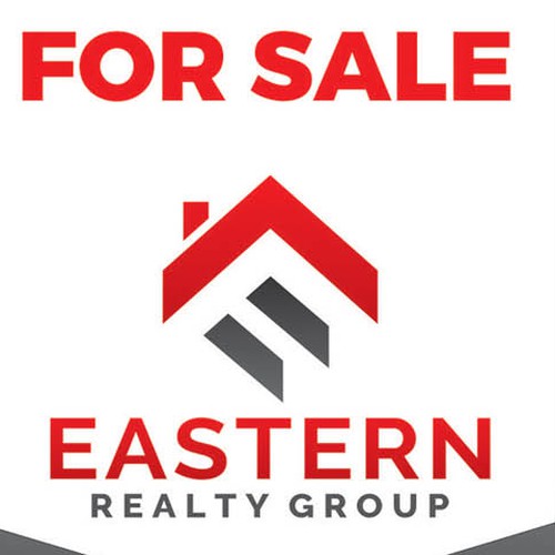 Eye catching and easy to read real estate lawn sign | Signage contest