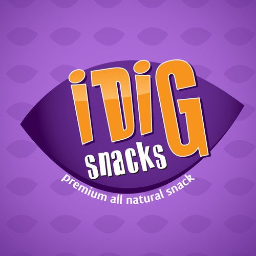 logo for I DIG SNACKS | Logo design contest