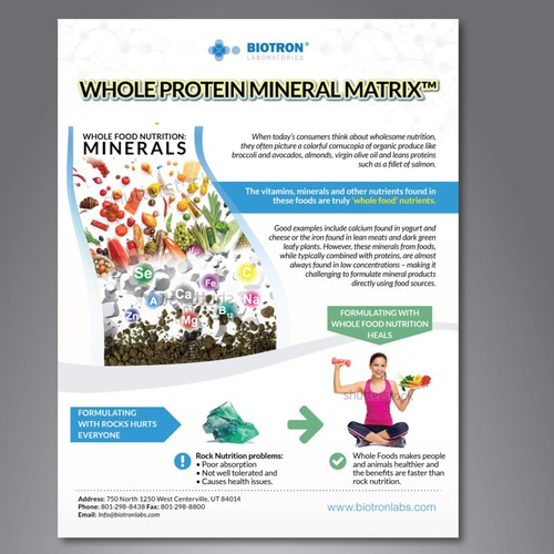Whole Food Mineral Matrix PDF | Brochure contest