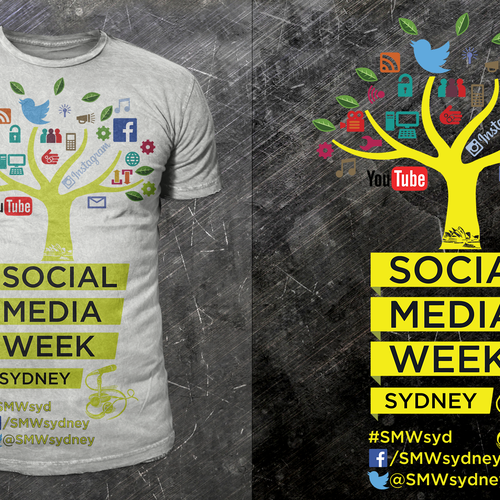 Design a TShirt for Social Media Week Sydney! | T-shirt contest