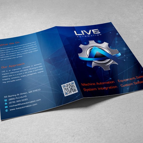Design a Tri-Fold Brochure for High Tech Automation Company | Brochure ...