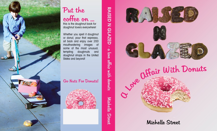 book or magazine cover for RAISED N GLAZED, a book about Donuts by ...