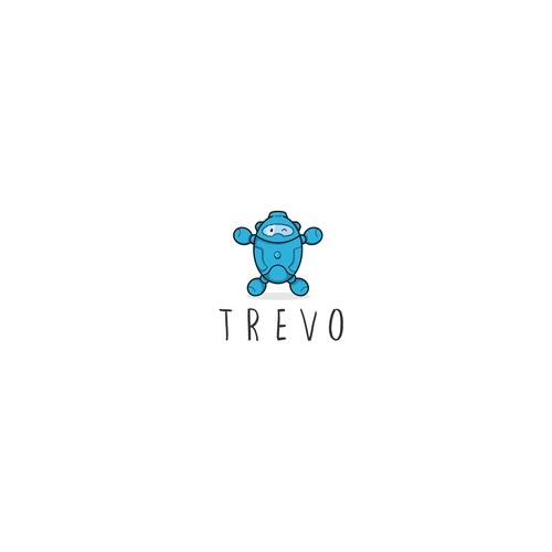 Robot Logo for Trevo, the first app that seamlessly helps people become ...