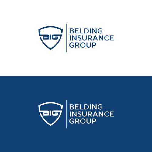 Designs | Simple logo w/ shield and letters "BIG" for insurance group ...