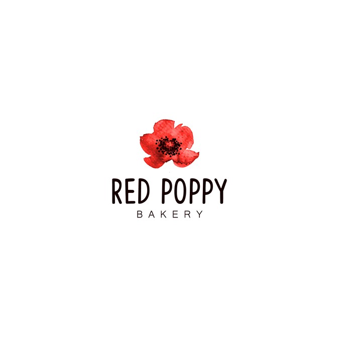Red Poppy - Design a fun, modern logo for a bakery | Logo design contest