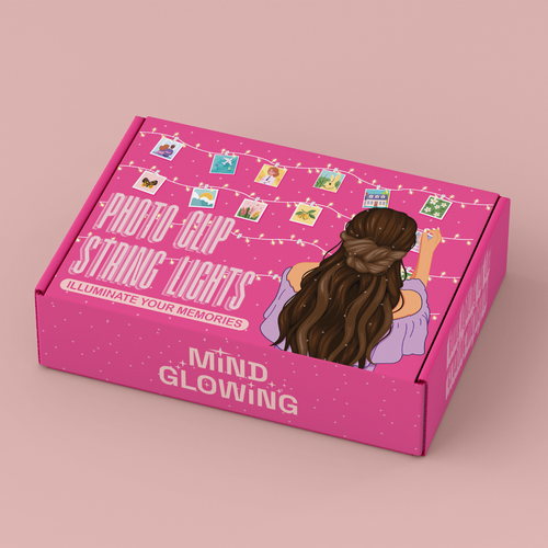 Designs | A cute, trendy & engaging packaging for our Photo Clip String ...
