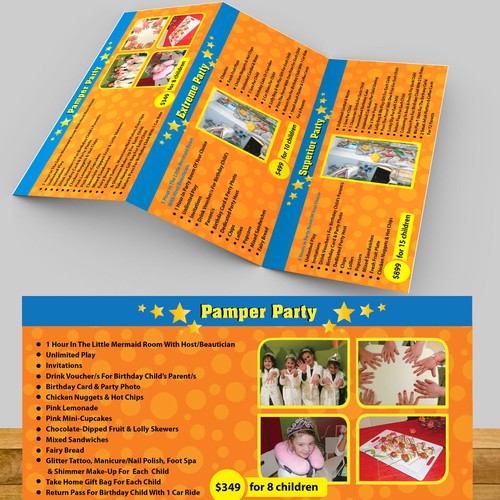 Create a winning brochure for the hottest new Family Fun Centre in town ...