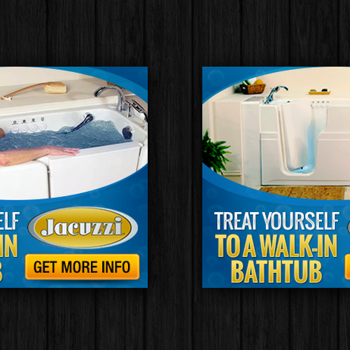 Designs | Jacuzzi Walk In Bathtub Banner Ads | Banner ad contest