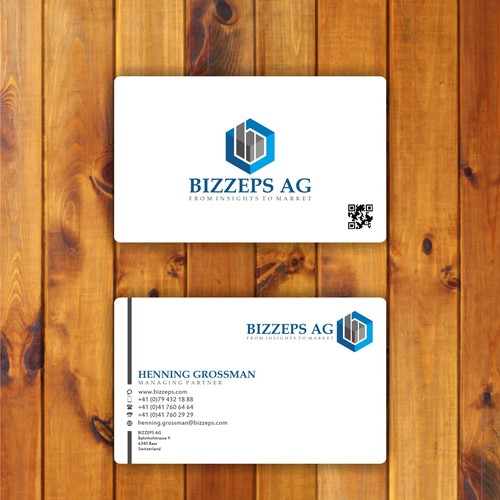 bizzeps ag: new vcard design | Business card contest