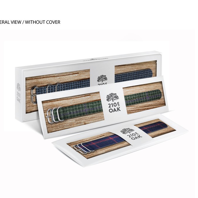 210 East Oak Watch Strap Packaging | Product packaging contest