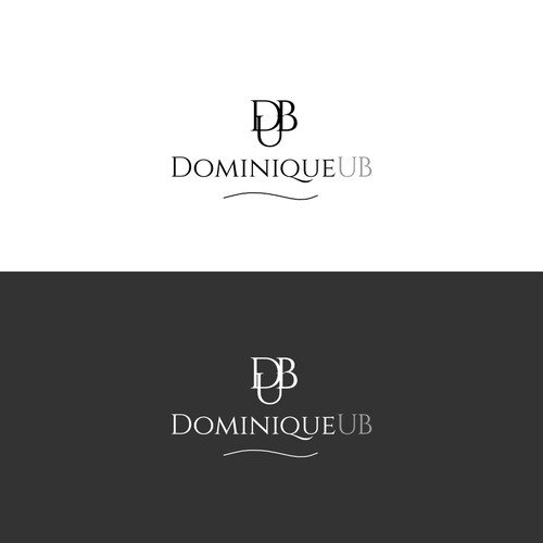 Create a clean simple logo for Dominique Uniquely Beautiful (Dominique ...