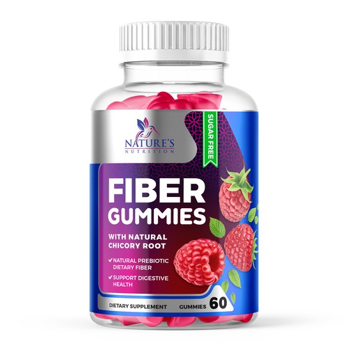 Designs | Nature's Nutrition - Needs a Fiber Gummies Product Label ...