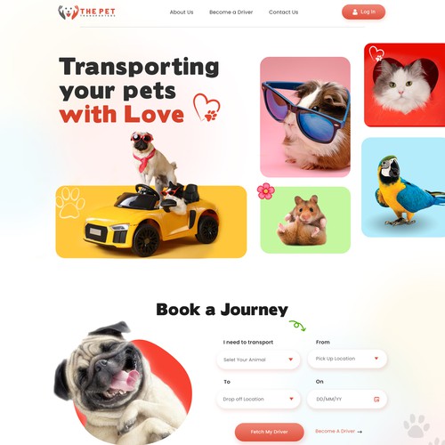 Designs | Pet lovers!!! Uber for Pets (full wireframe attached)