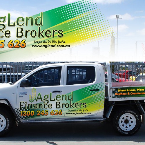 Creative Car Signage for Finance Company work ute | Signage contest