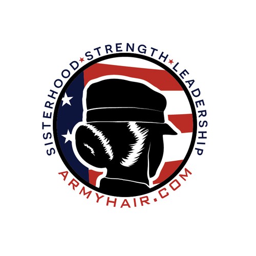 Create a powerful, military-style logo for Army Hair | Logo design contest