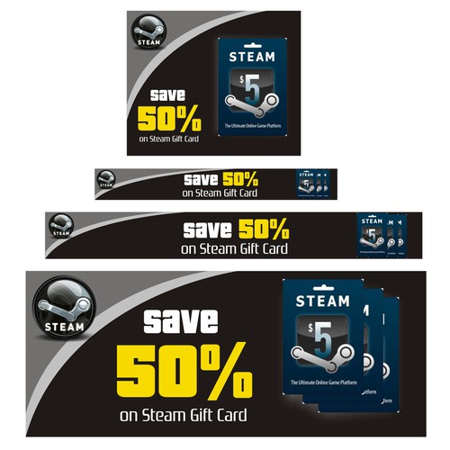 Create Steam Gift Card Banners | Banner ad contest