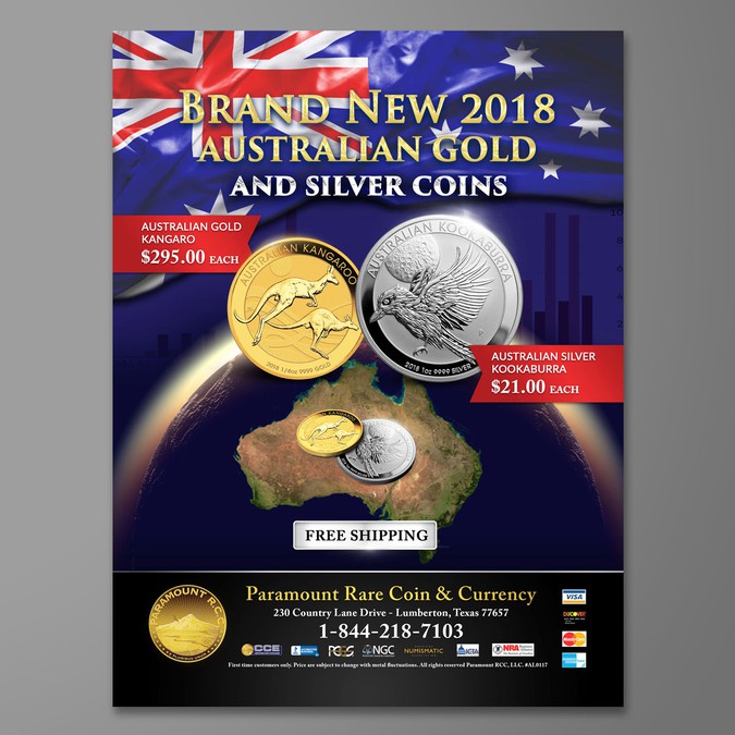 Gold and Silver Coin NationWide Magazine Ad | Postcard, flyer or print ...