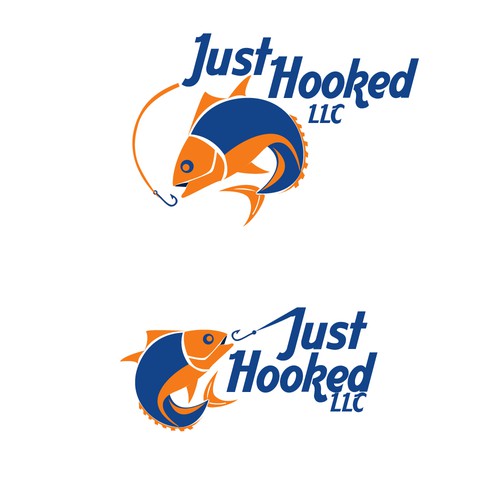 Just Hooked LLC**Be the business front Logo designer for my startup ...