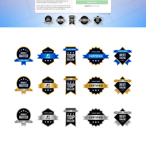 Designs | Paid Map Badges | Other design contest