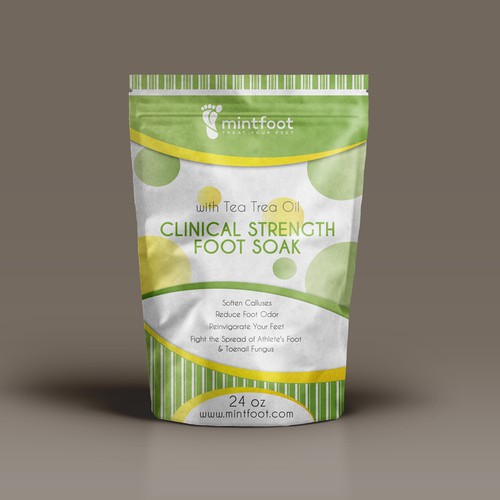 Designs | Design a Memorable Pouch Package for a Sea Salt Foot Soak by ...